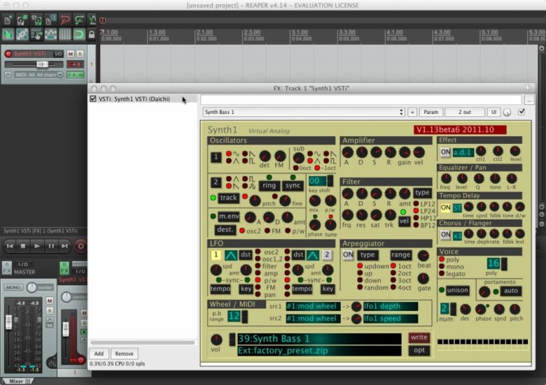 Win/Mac双方に対応した国産フリーソフトシンセ、Synth1の実力 | DTMステーション