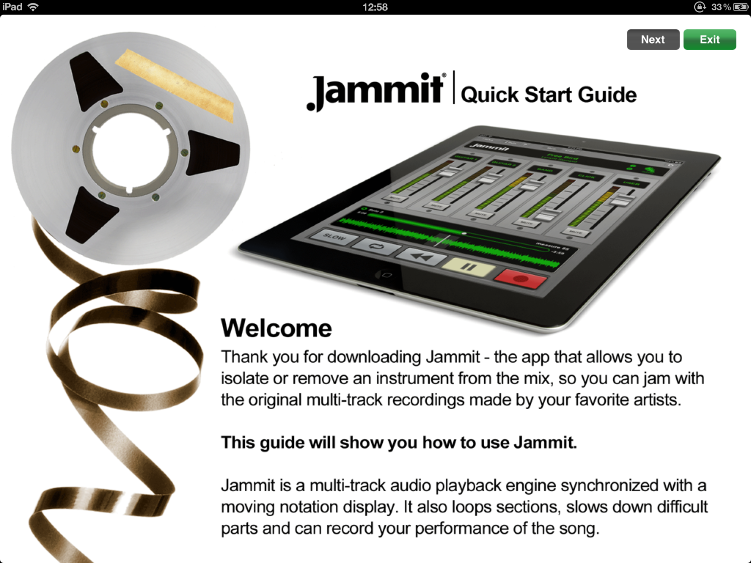 オリジナル音源のパート別販売アプリ、Jammitで遊ぼう！ | DTMステーション