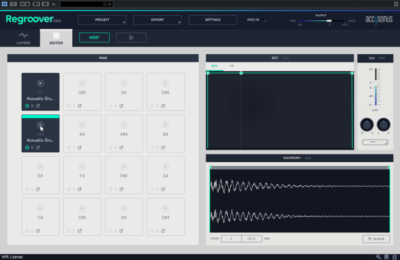 人工知能を用いたドラム用の魔法のツール、accusonusのRegroover ProとDrumatomに驚愕！ | DTMステーション