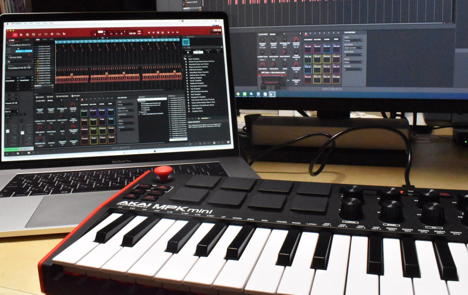 AKAIの無料DAW、MPC beatsで誰でもビートメイキング。多機能ミニ鍵盤MPK mini MK3との連携で威力は最大化する | DTM ...