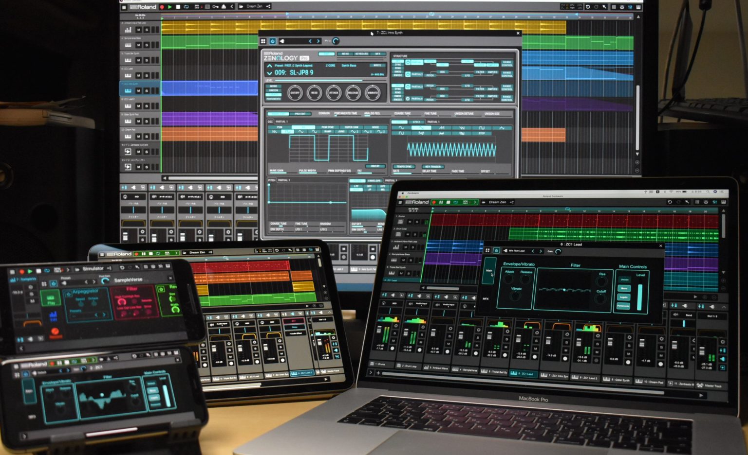 無料で使えるRolandのDAW、Zenbeatsの新バージョンに搭載された音源ZC1と、ZENOLOGY ProやJUPITER-X/Xm ...