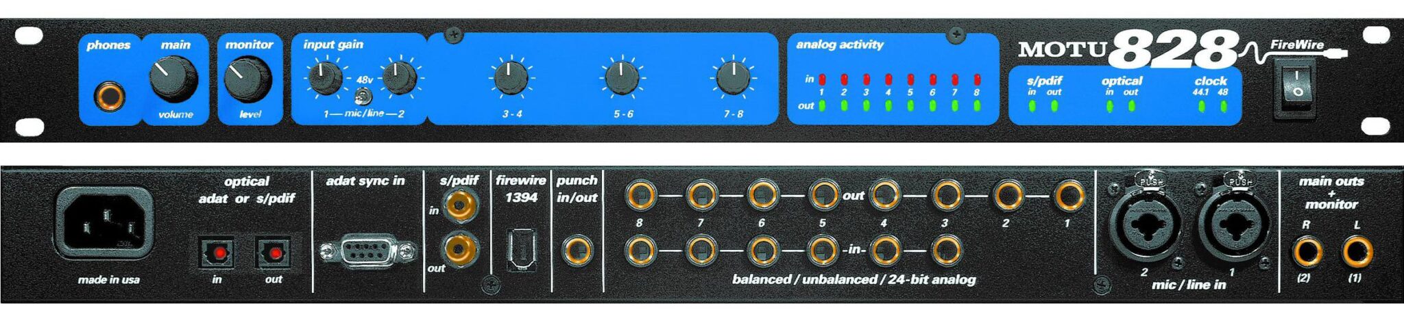 MOTUから第5世代828がデビュー。超高音質な28in/32out USB3インターフェイスを試してみた | DTMステーション