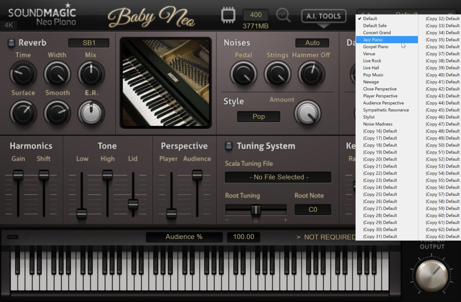 Bechstein D 282、Bösendorfer 290SE、Yamaha C7…、8種の最高峰ピアノを再現する1TB超のサンプリング ...