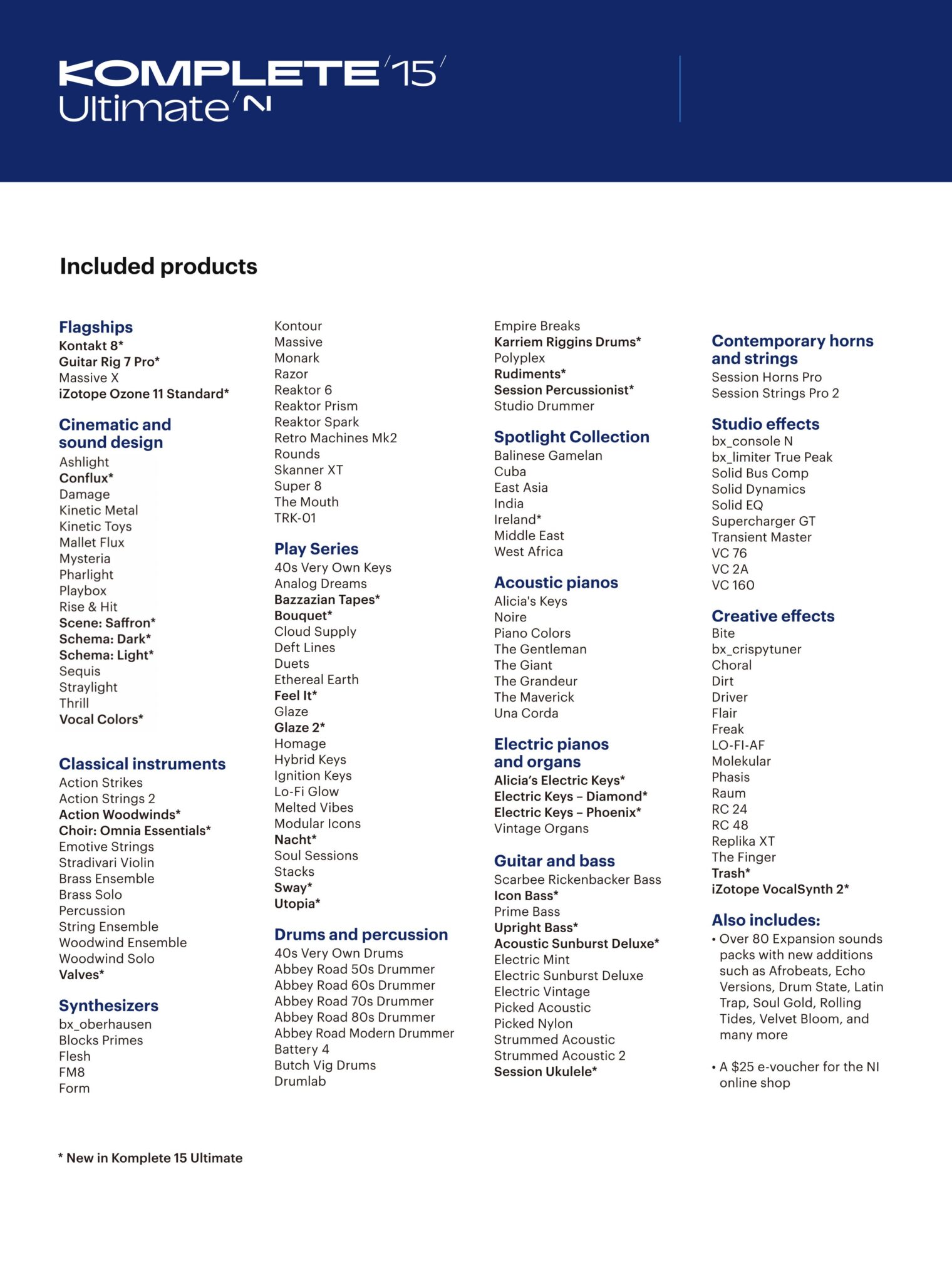 大型アップデートとなるKOMPLETE 15が発表！最大32種類のプラグイン追加、大規模刷新のKONTAKT 8の登場も大きな目玉 | DTM ...